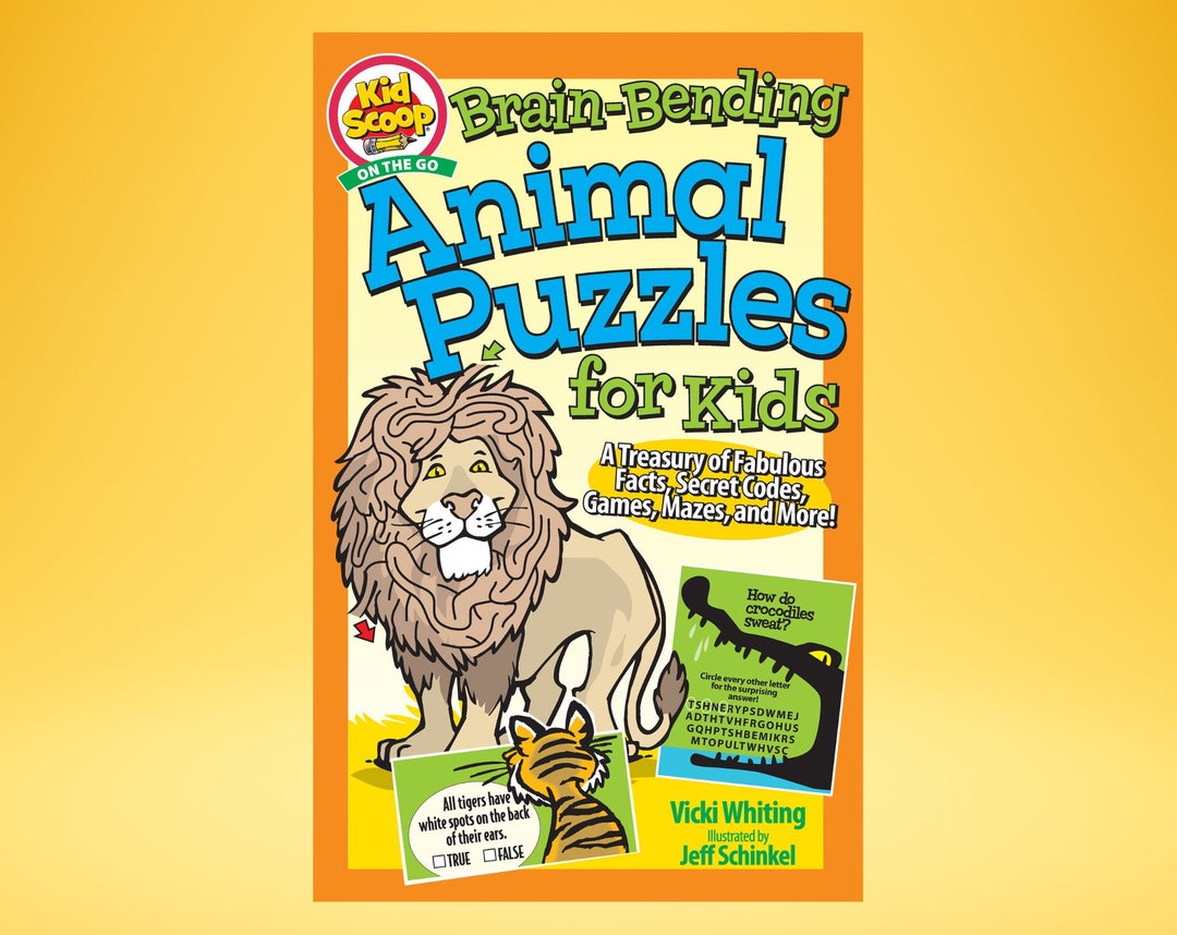 Activity Book: Brain-bending Animal Puzzles for Kids, A Treasury of ...