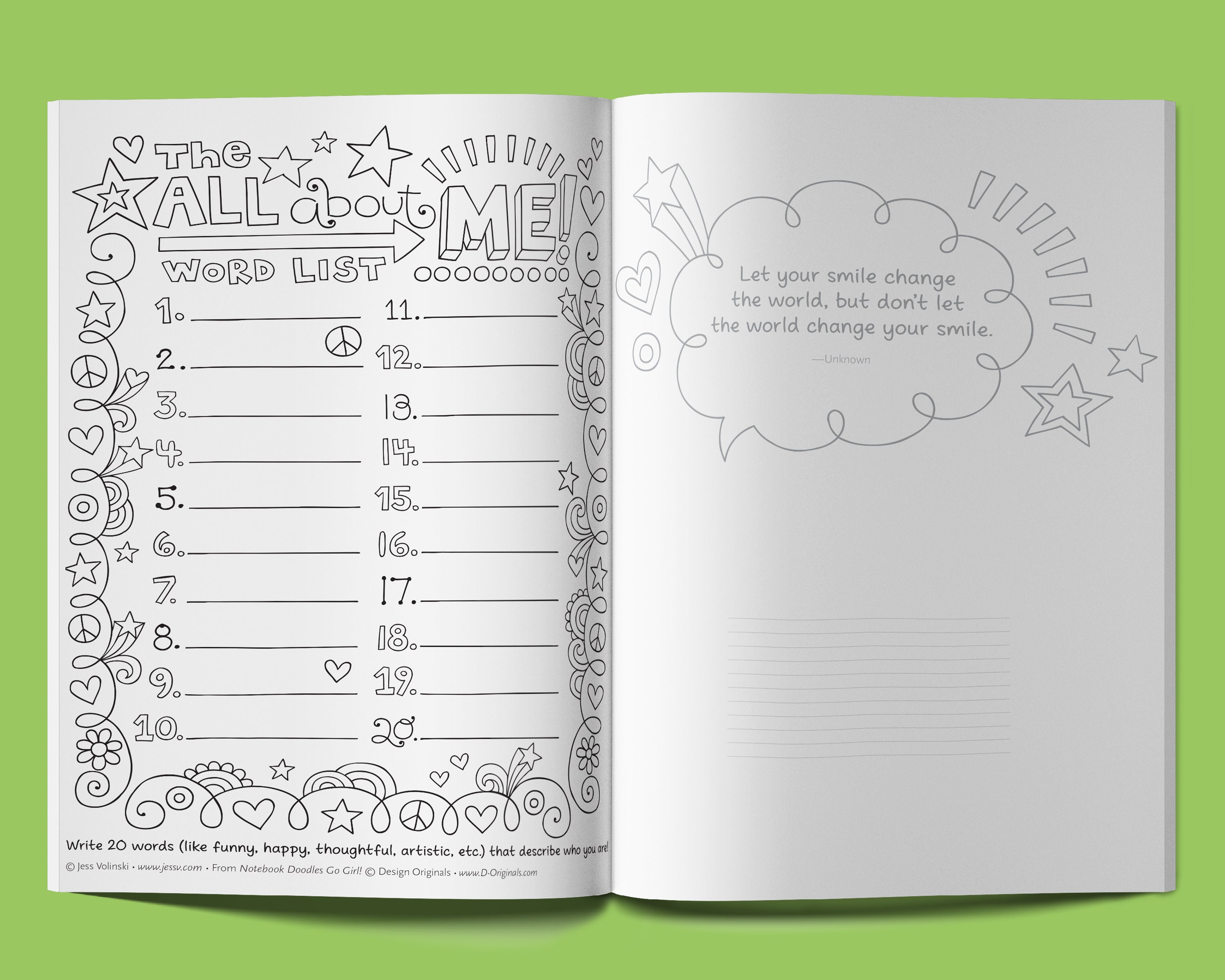 Personalized Coloring Book: Notebook Doodles Personalized Go - Etsy