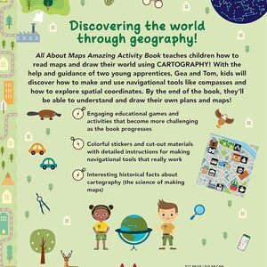 Book: All About Maps Amazing Activity Book Fun Facts, Mazes, Games, and ...