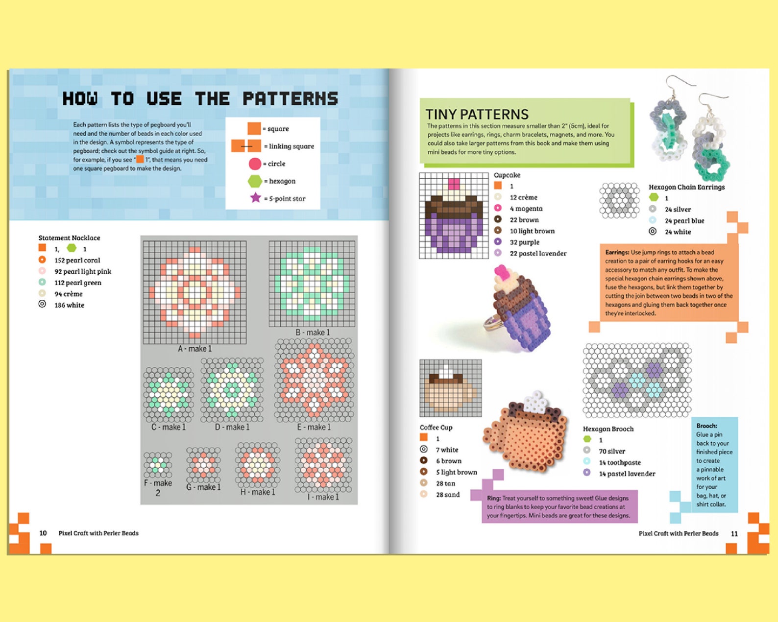 Book: Pixel Craft With Perler Beads Perler Bead Patterns - Etsy