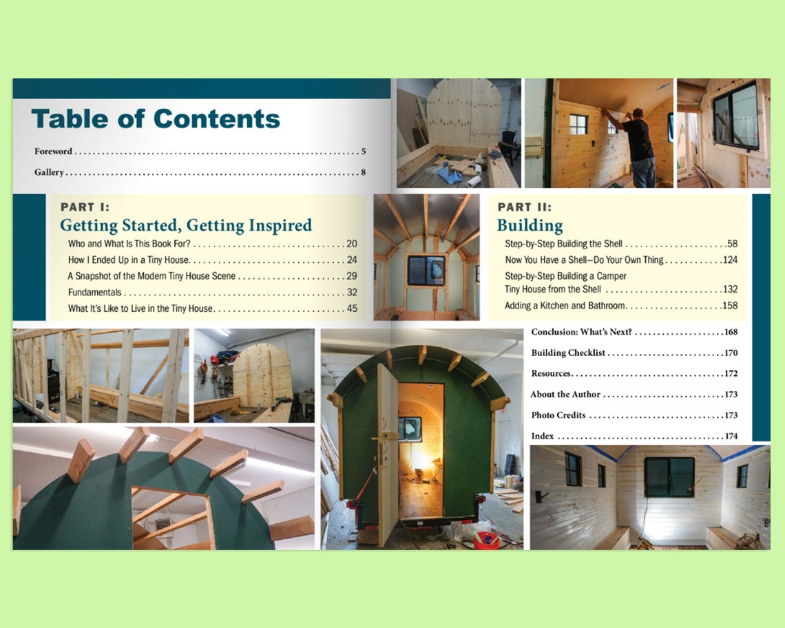 Book: Building Your Tiny House Dream Book Tiny House Plans - Etsy