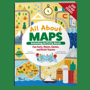 Book: All About Maps Amazing Activity Book Fun Facts, Mazes, Games, and ...