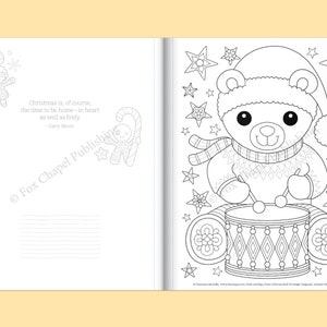 Coloring Book: Holiday Cheer Christmas Coloring Book Holiday Coloring ...