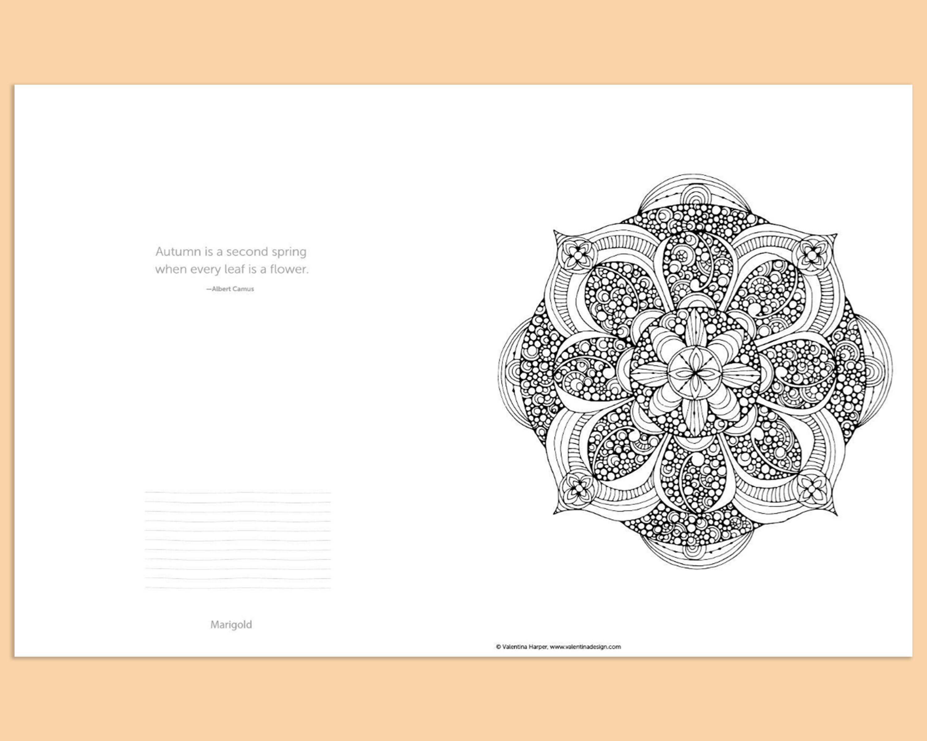 Coloring Book: Creative Coloring Mandalas Coloring Book - Etsy