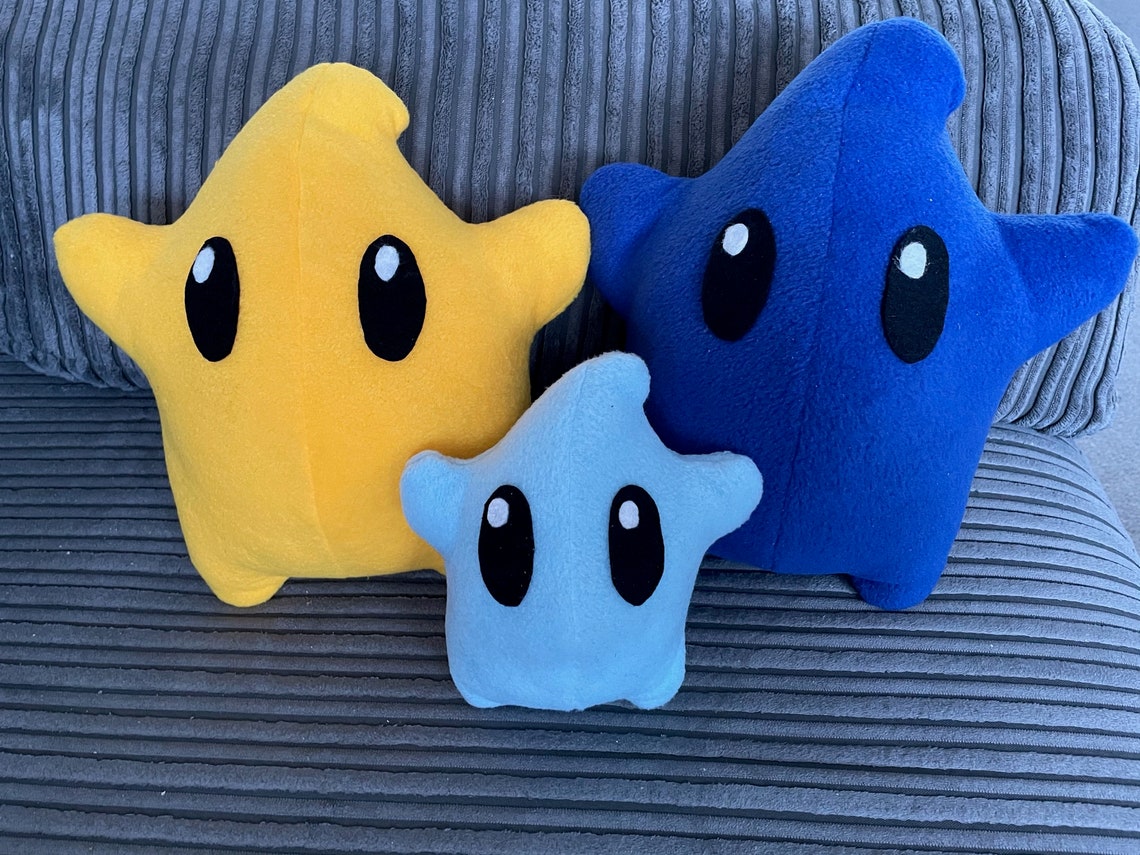 Luma Star Plush Super Mario Galaxy Etsy
