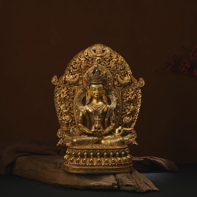 Longevity Buddha/ Bronze Buddha Statue, Blessing, Etiquette and Unique ...