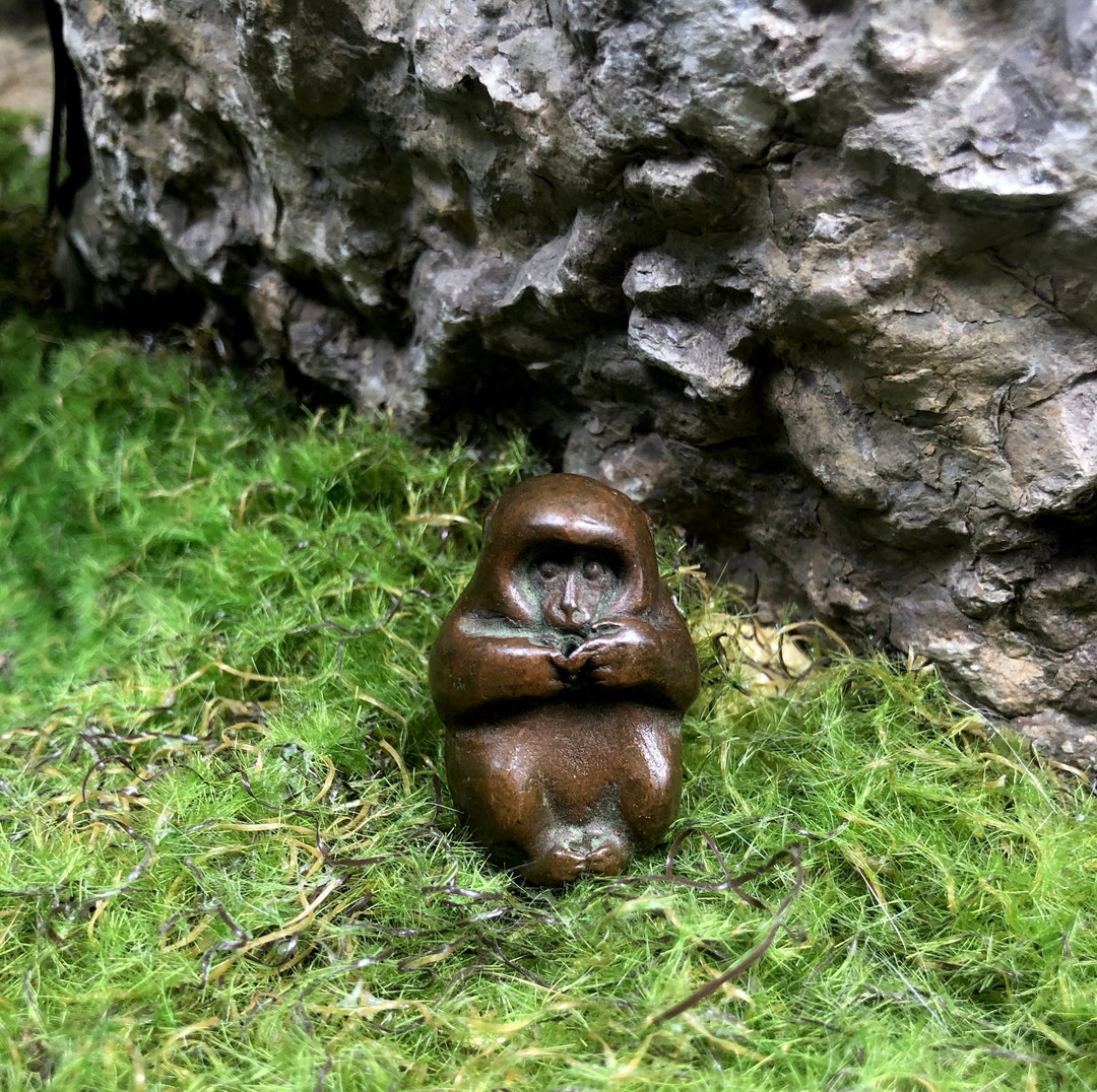 Bronze Monkey-japanese Showa Bronze Sculpture/yard Decoration,home ...