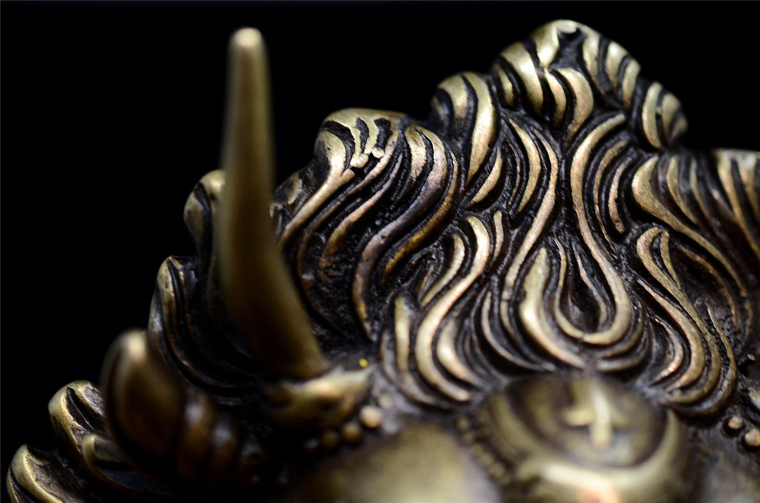 Tibetan/nepalese Bronze Masks Dapeng Bird, God Bird, Jialou Luo Bird - Etsy