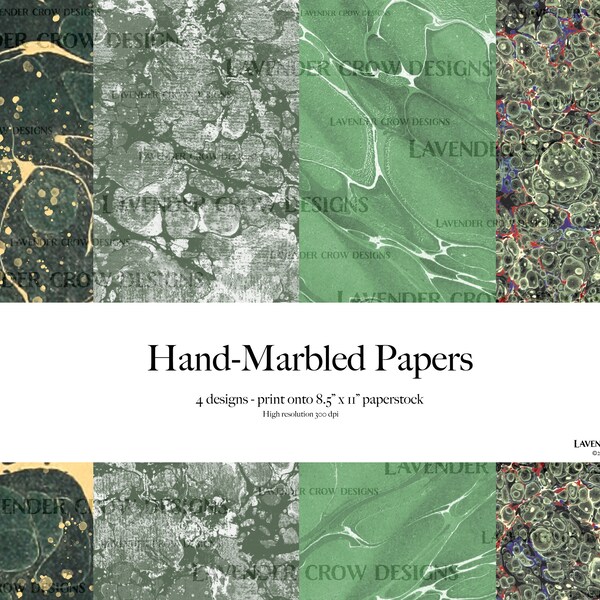 Marbled Paper - Etsy