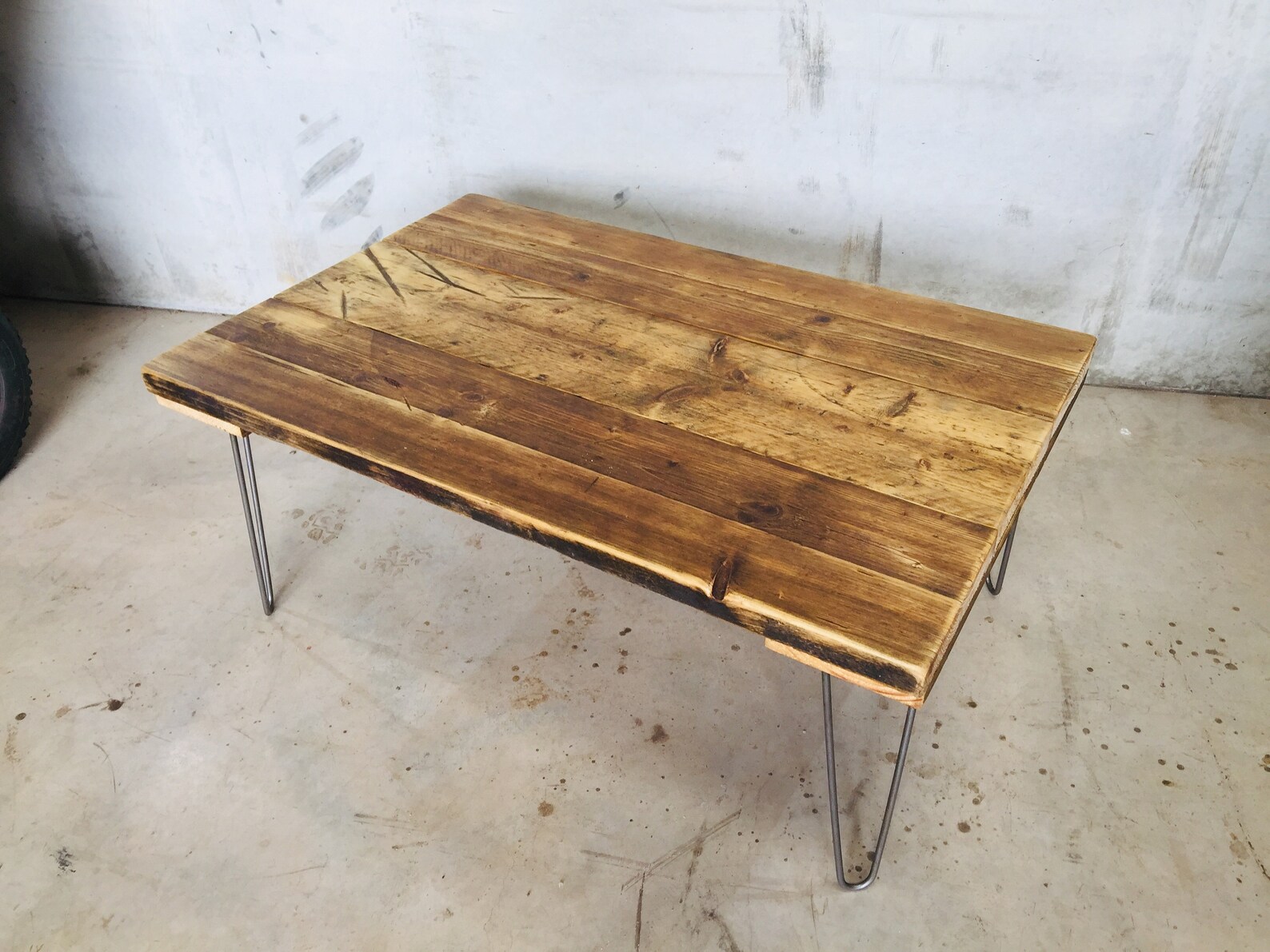 Reclaimed Scaffold Board Coffee Table - Etsy Ireland