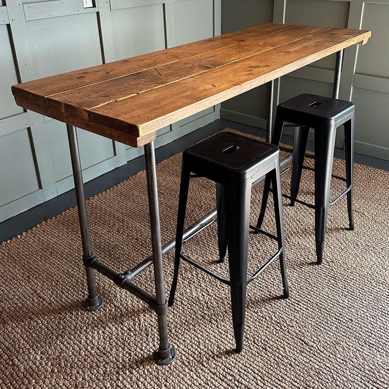 Rustic Bar / Pub Tables - Reclaimed Wood - Etsy UK