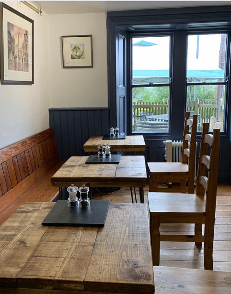 Rustic Bar / Pub Tables - Reclaimed Wood - Etsy UK