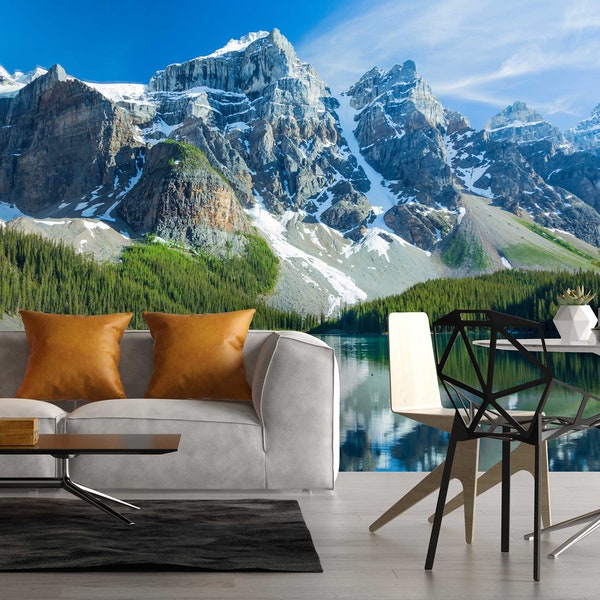 Mountain Wall Mural - Etsy
