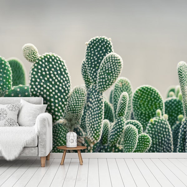 Cactus Wall Mural - Etsy