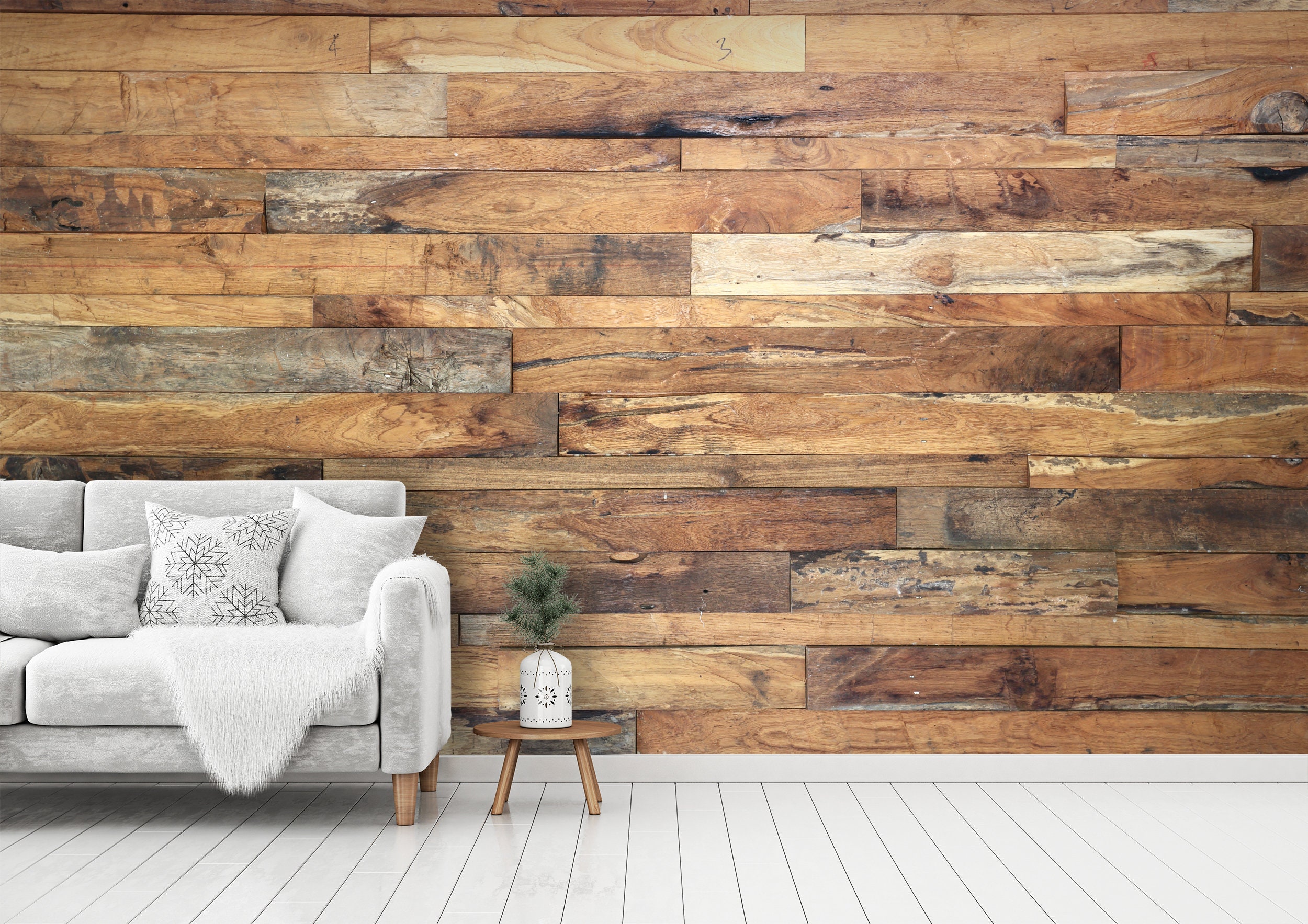 Wood Plank wall Mural 67739218 Muraledesign.com - Etsy