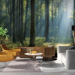 Forest Wall Mural 499597968 Muraledesign.com - Etsy