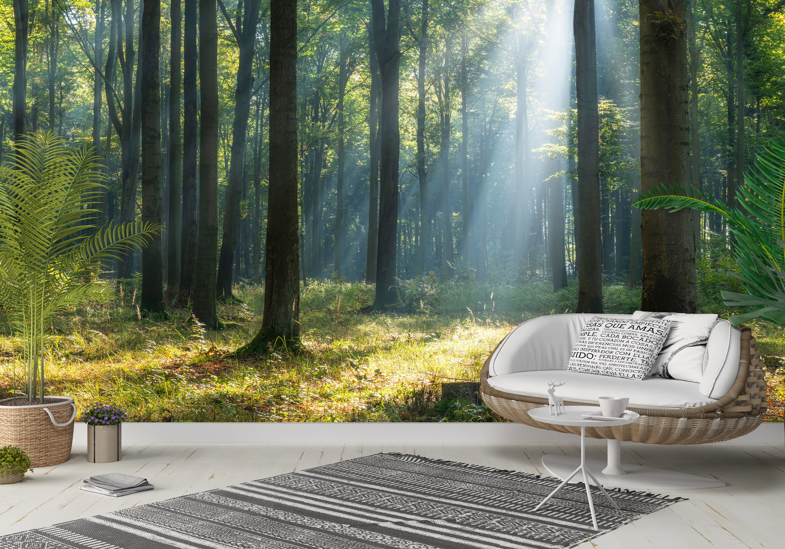Forest Wall Mural 499597968 Muraledesign.com - Etsy