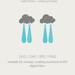 Cloud and Raindrop Earring SVG Cut Files, Dangle and Drop Earring ...