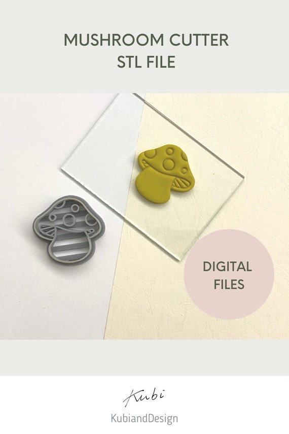 Mushroom Clay Cutter STL File 3d Print File Fall Cutter - Etsy