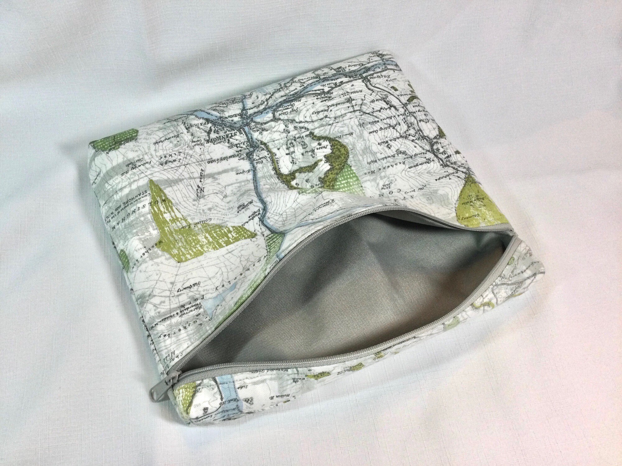 Cross Stitch Project Bag for Sewing Crafting Travel Zippered 12x11x1.5 ...