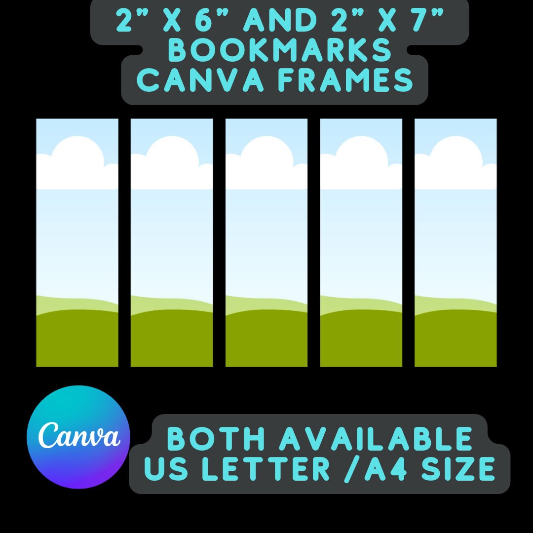 Bookmarks Canva Frames Editable Template, Create Your Own Design ...