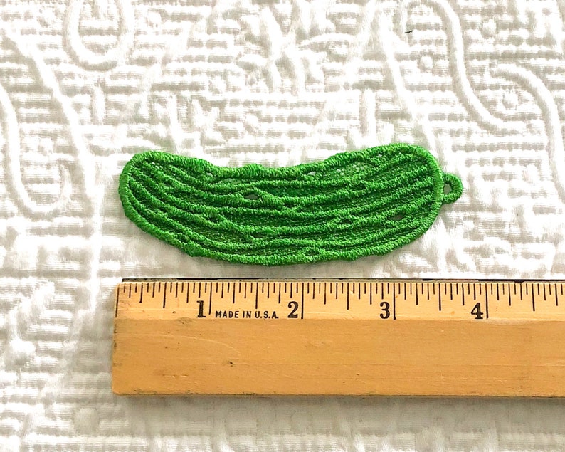 Embroidered Christmas Pickle Ornament - Christmas Pickle Tradition ...