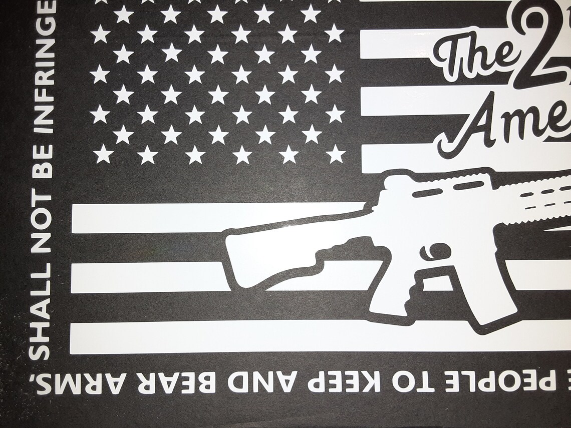 Pro 2nd Amendment Car Decal American Decal Protect the 2nd | Etsy