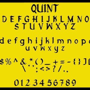 JAWS - Quint Font - Etsy