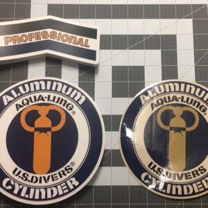 JAWS Aqua-Lung Scuba Tank Decals | Etsy