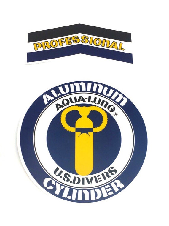 JAWS Aqua-lung Scuba Tank Decals | Etsy