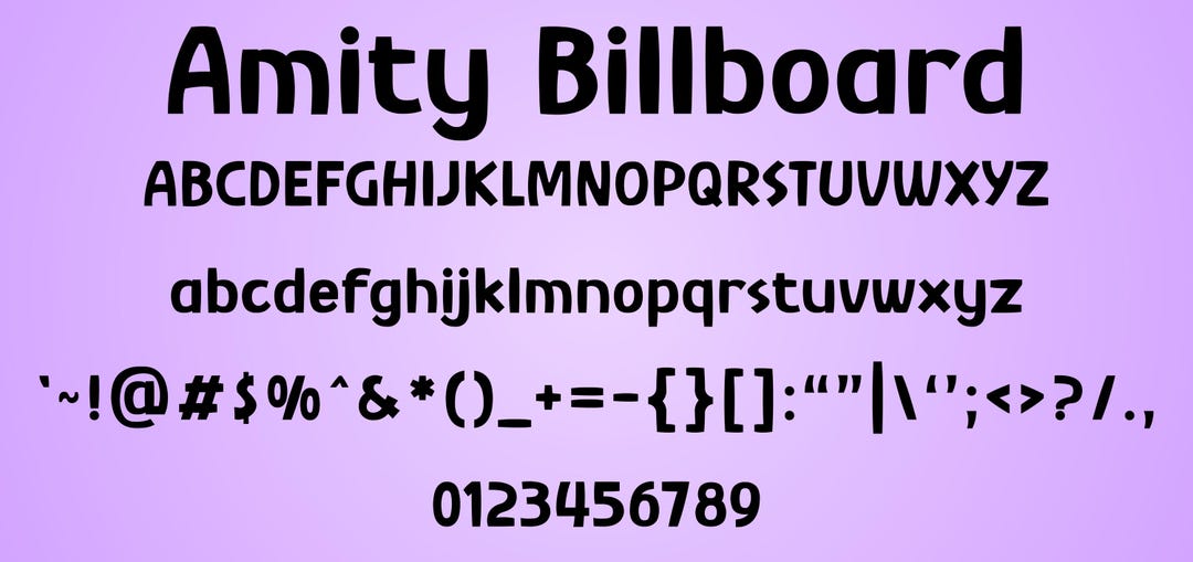 JAWS - Amity Island Billboard Font - Etsy