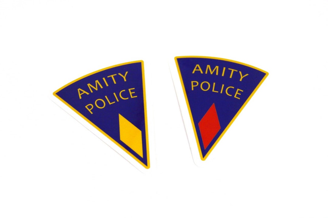 JAWS 1 & 2 Amity Island Police Patch Stickers - Etsy