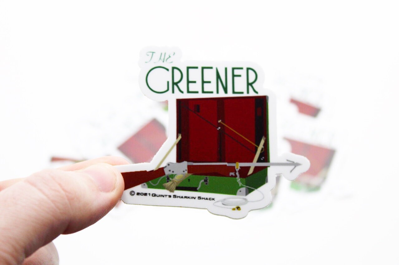 JAWS Harpoon Gun Sticker | Etsy