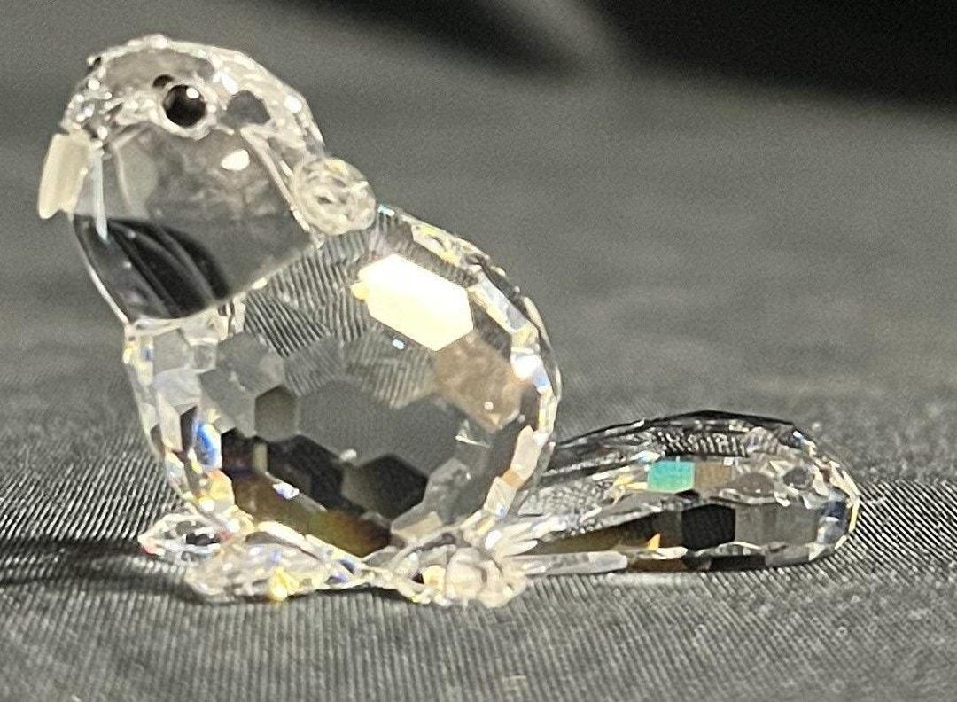 Swarovski Silver Crystal Beaver in Original Packaging 7616 - Etsy