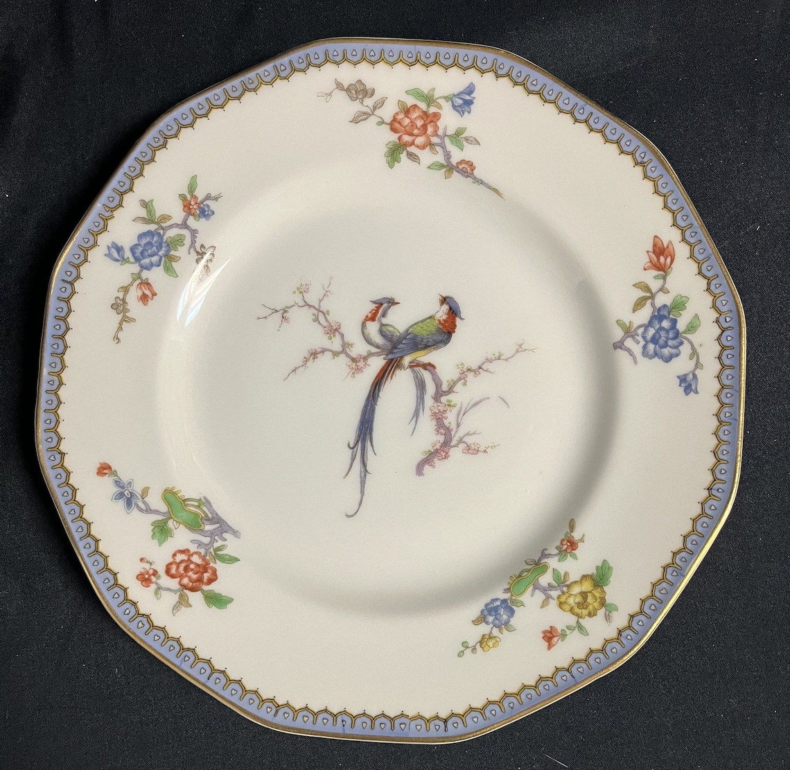 Theodore Haviland Limoges France Bird Of Paradise China Salad Plate