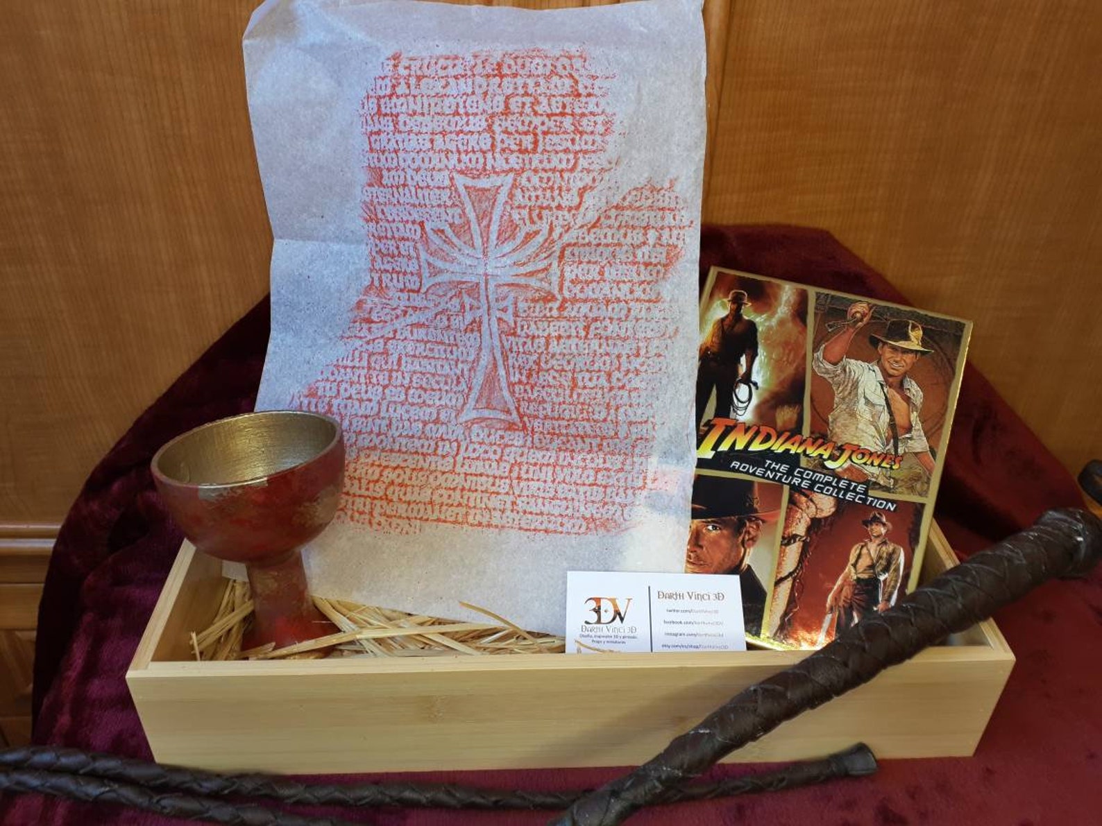 Indiana Jones Replica Archeology Indy Crusade Lost Ark Temple - Etsy