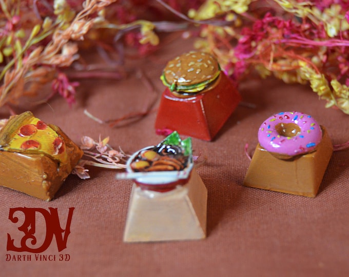 Pizza Penguin Keycap + Sumikkogurashi + Handmade Artisan Keycap ...