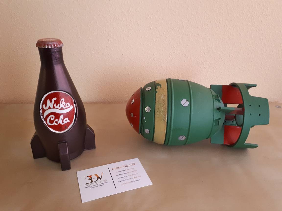 Fallout Props Nuka Cola, Fat Man Custom, Vault, Quantum Bottle - Etsy