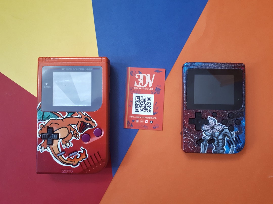 Custom Game Boy Classic Consola Retro Videogame Vintage Cover Case ...