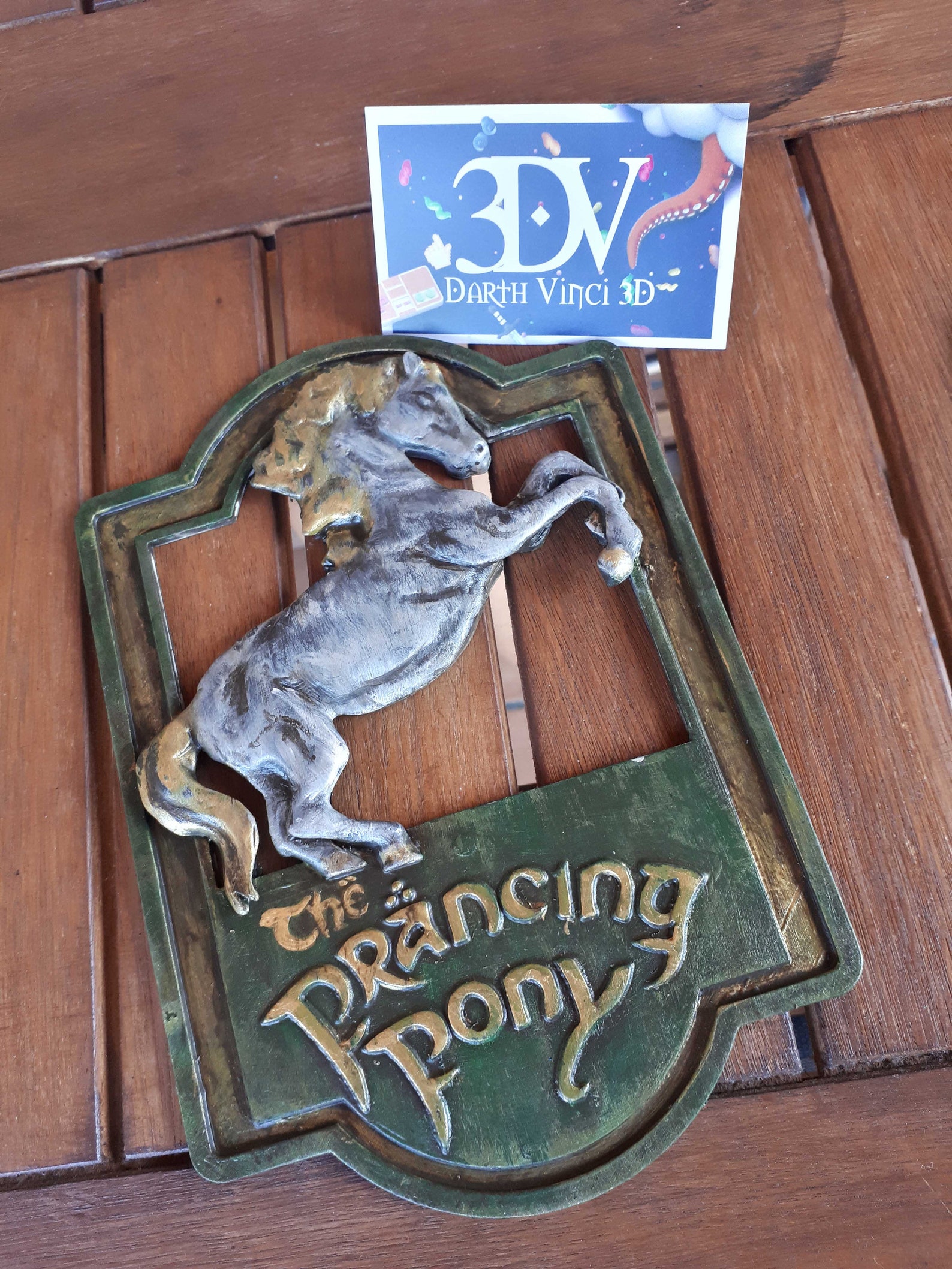 The Prancing Pony Sign Tabern Wall Art Frame Hobbit Esdla Lotr - Etsy