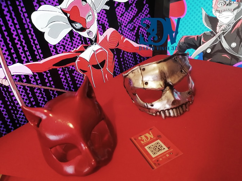 Persona 5 Cosplay Masks Phantom Thieves Joker Anime Vieogame Morgana ...