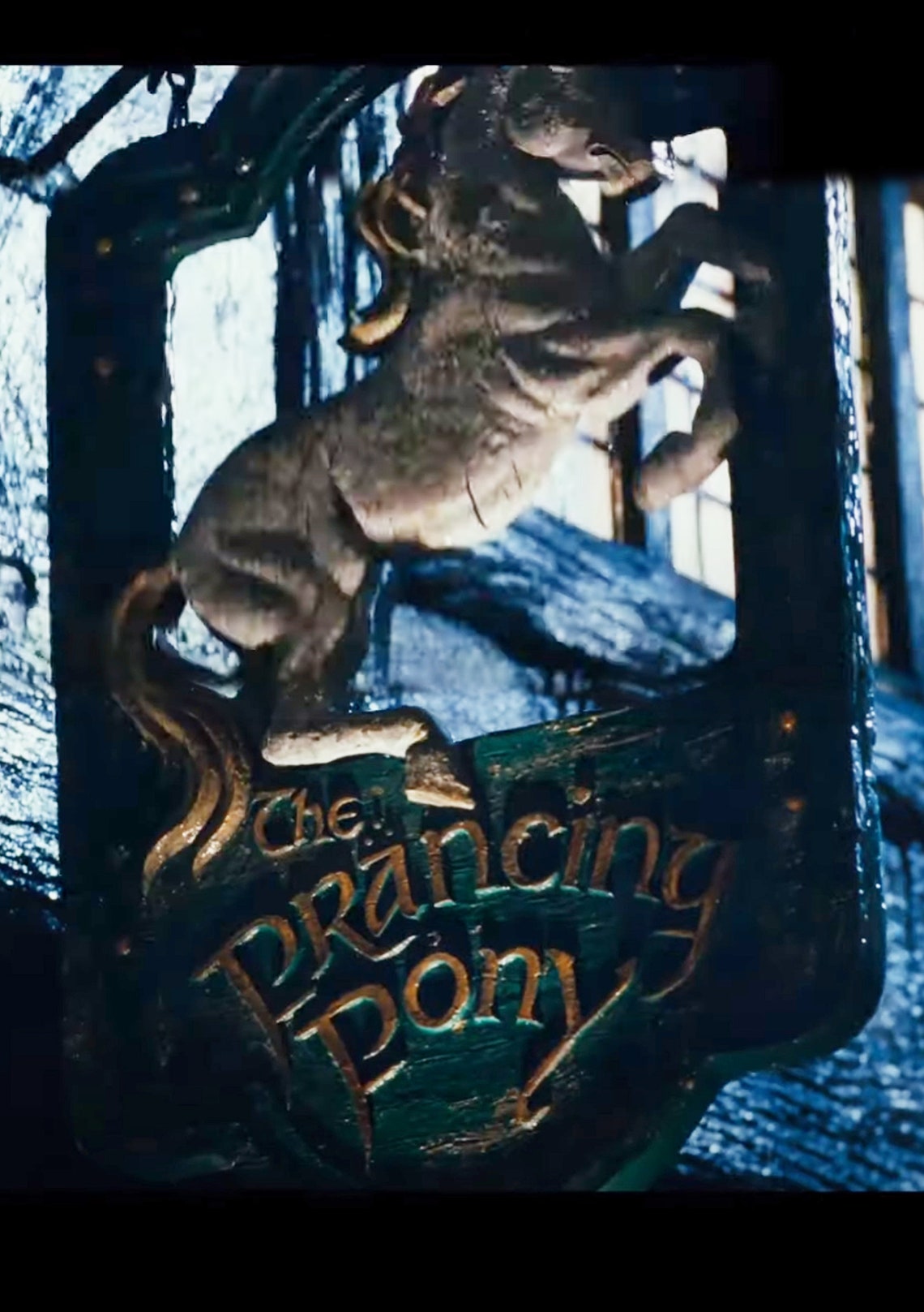 The Prancing Pony Sign Tabern Wall Art Frame Hobbit Esdla Lotr - Etsy