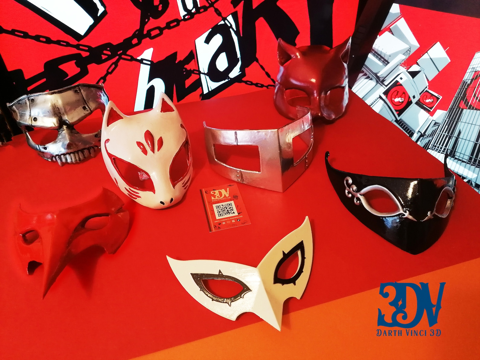 Persona 5 Cosplay Masks Phantom Thieves Joker Anime Vieogame - Etsy