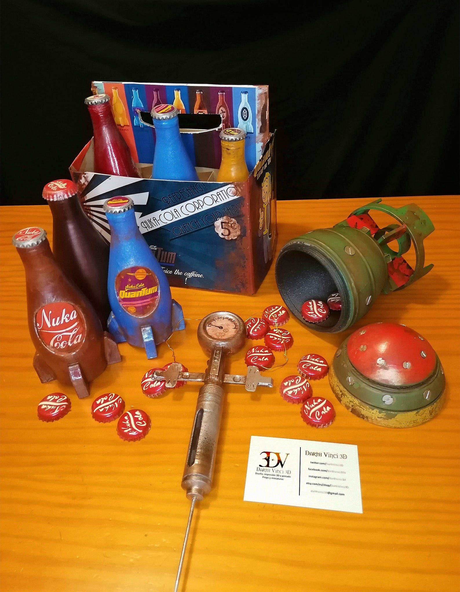 Fallout Props Nuka Cola, Fat Man Custom, Vault, Quantum Bottle - Etsy