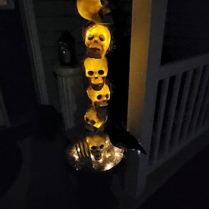 Stacked Skulls, 57in Glowing Skulls, Illuminated Skulls, Skulls for ...