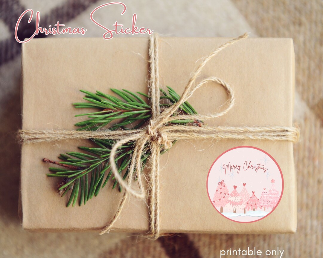 Printable Christmas Stickers, Christmas Stickers, Christmas Sticker ...