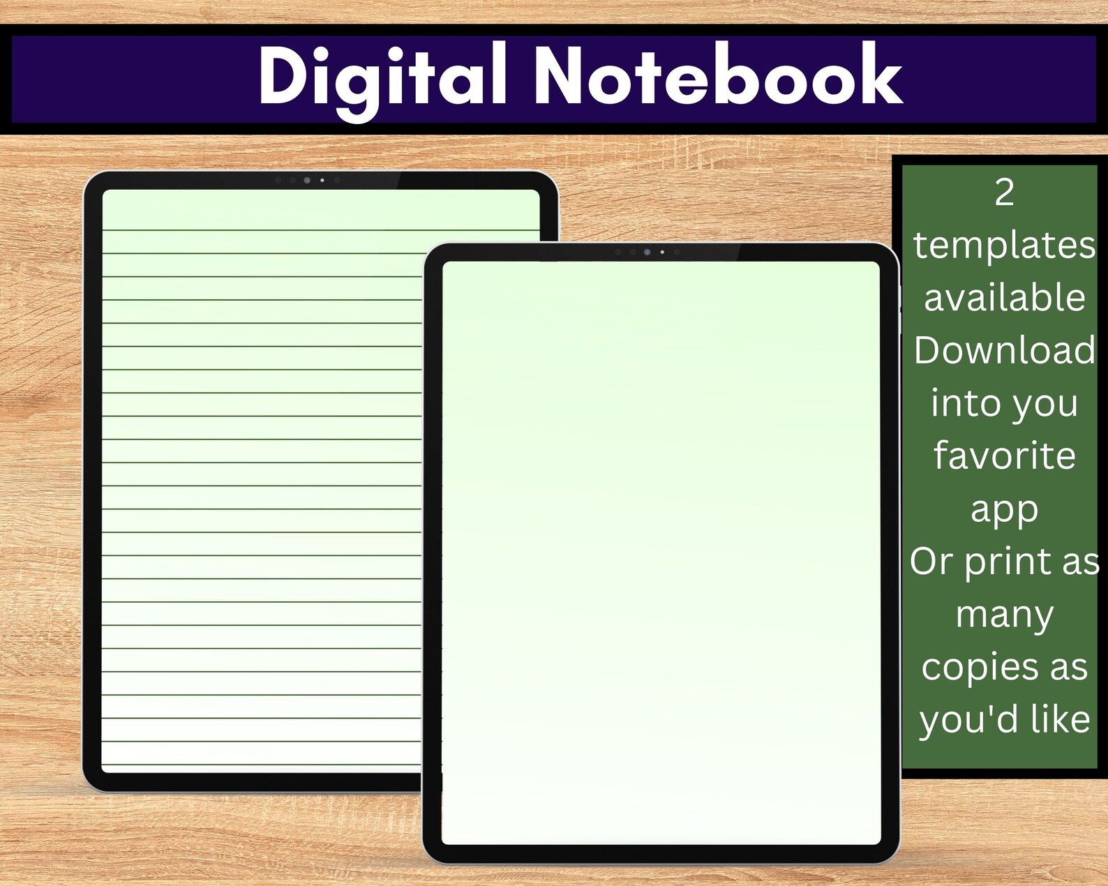 Celestial Digital Notebook Crescent Moon Digital Journal - Etsy