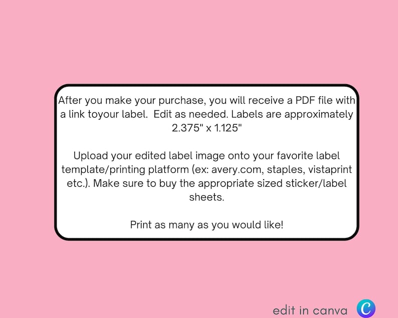 Valentine's Day Hearts Address Labels, Editable Return Address (digital ...