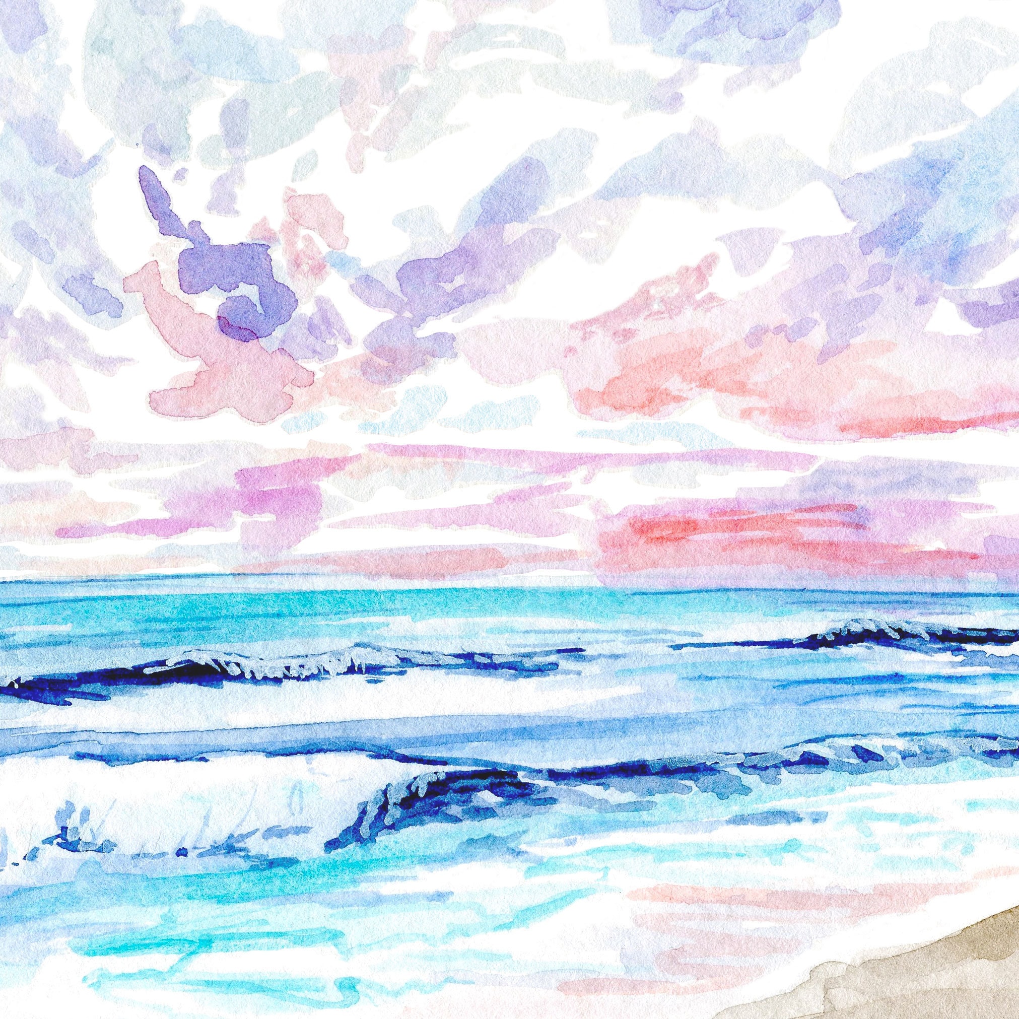 Bright Beach Seaside Florida Beach Art South Walton - Etsy