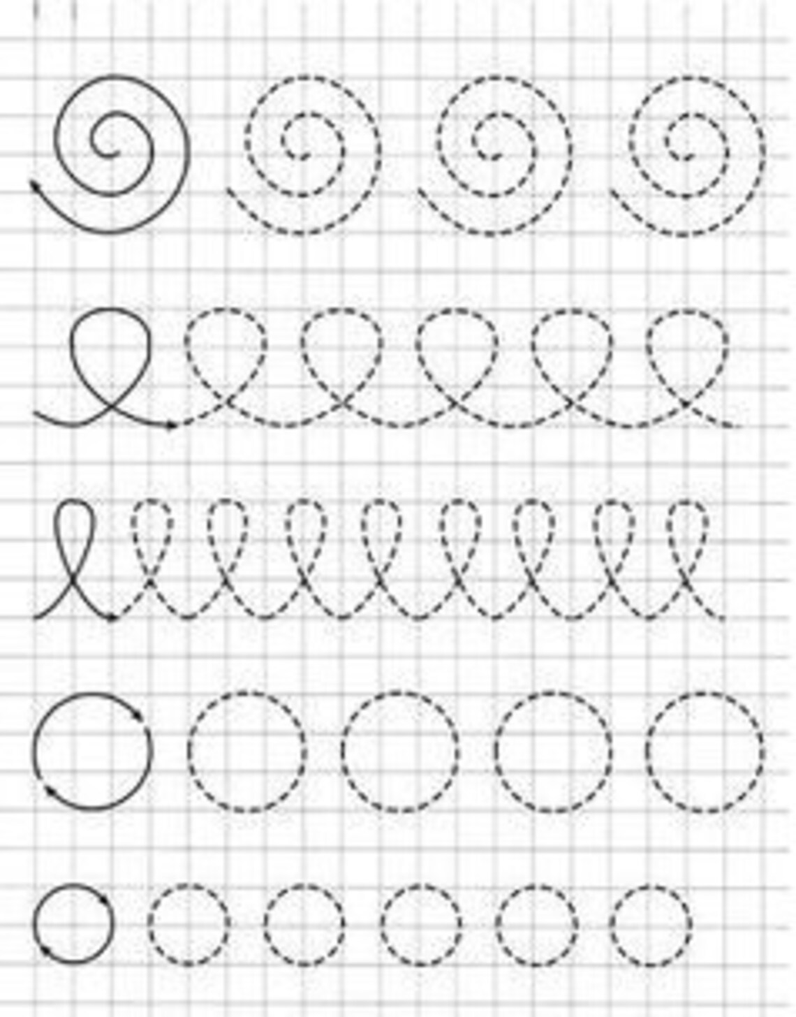 Trace and Shapes - Etsy